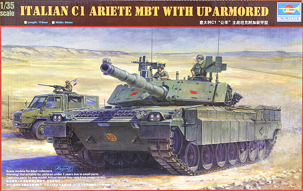 TRUMPETER 1/35 Italian C1 Ariete MBT with uparmored – Spektar M-Hobby