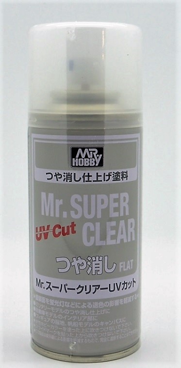 GUNZE Mr. Super Clear UV Cut Flat Spray (170 ml) – Spektar M-Hobby