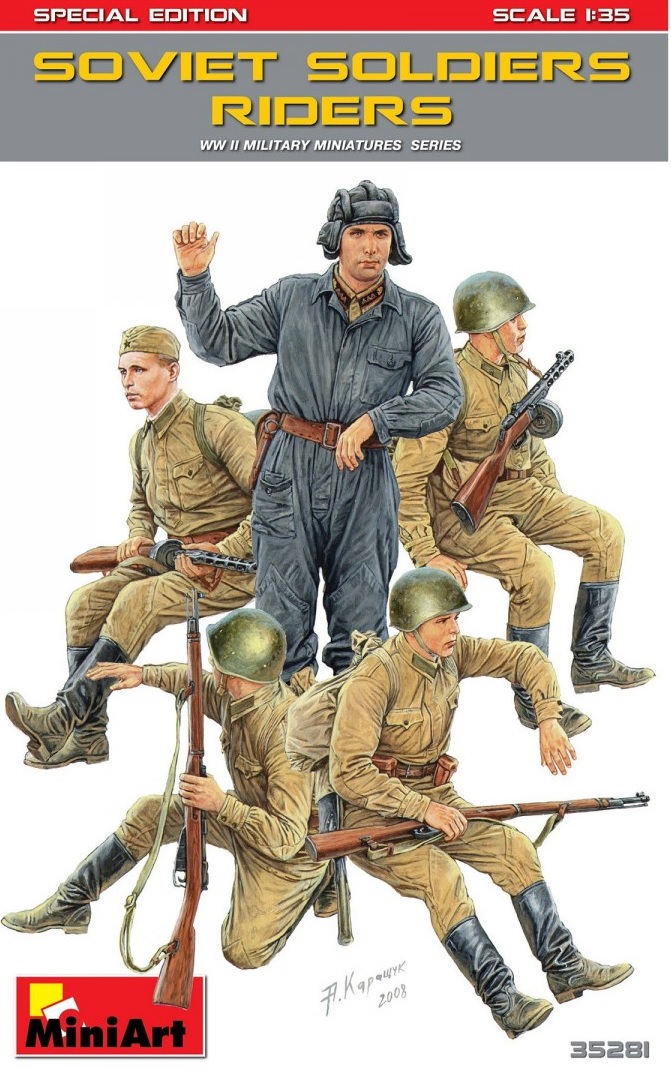 MINI ART 1/35 Soviet Soldiers Riders (Special Edition) - Spektar M-Hobby