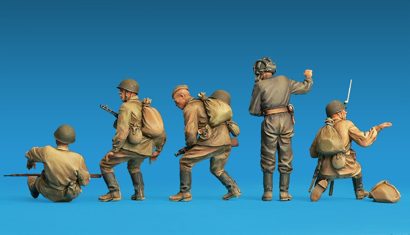 MINI ART 1/35 Soviet Soldiers Riders (Special Edition) - Spektar M-Hobby